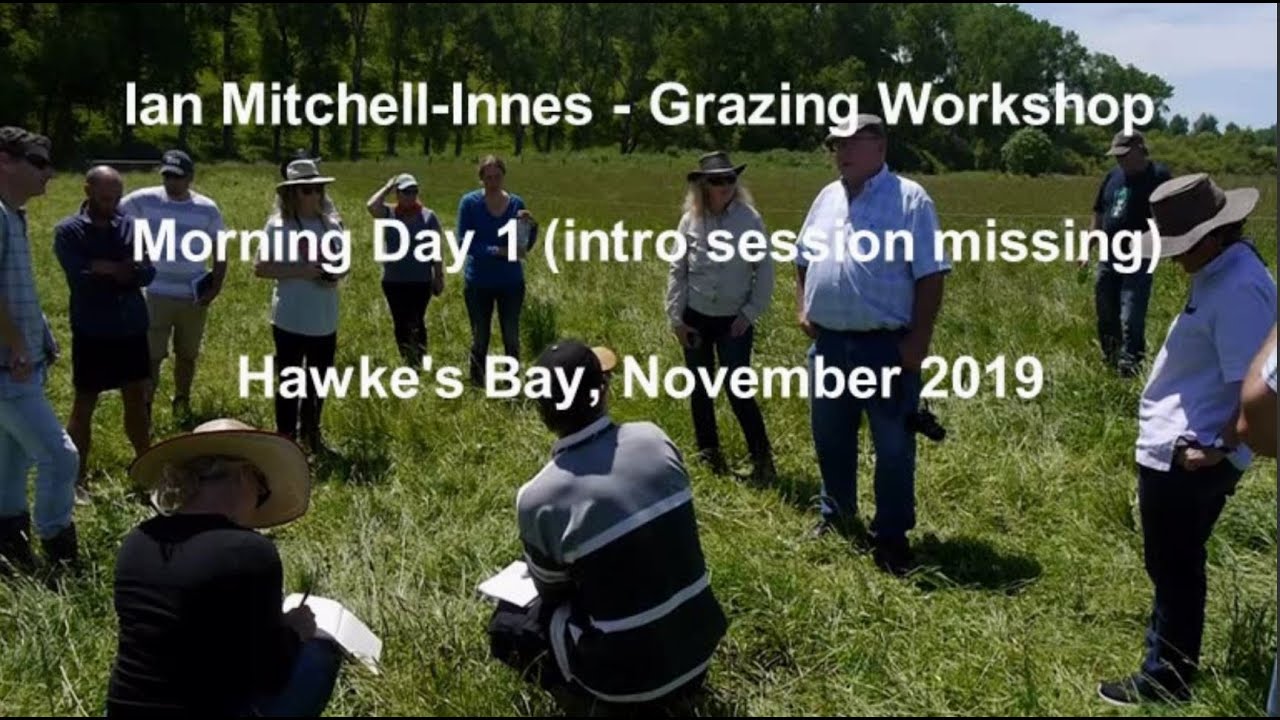 Ian Mitchell Innes 1/5 - Soils - NZ Grazing Workshop - YouTube