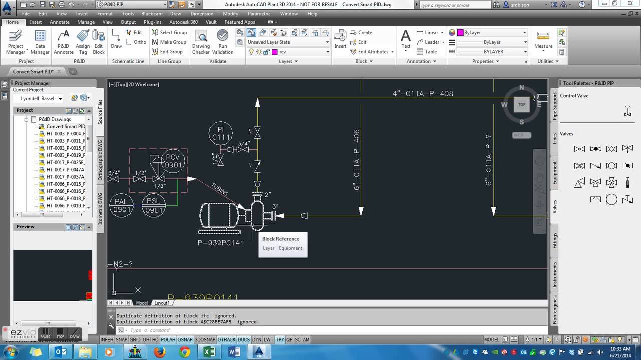 Convert AutoCAD to Smart P&ID - YouTube