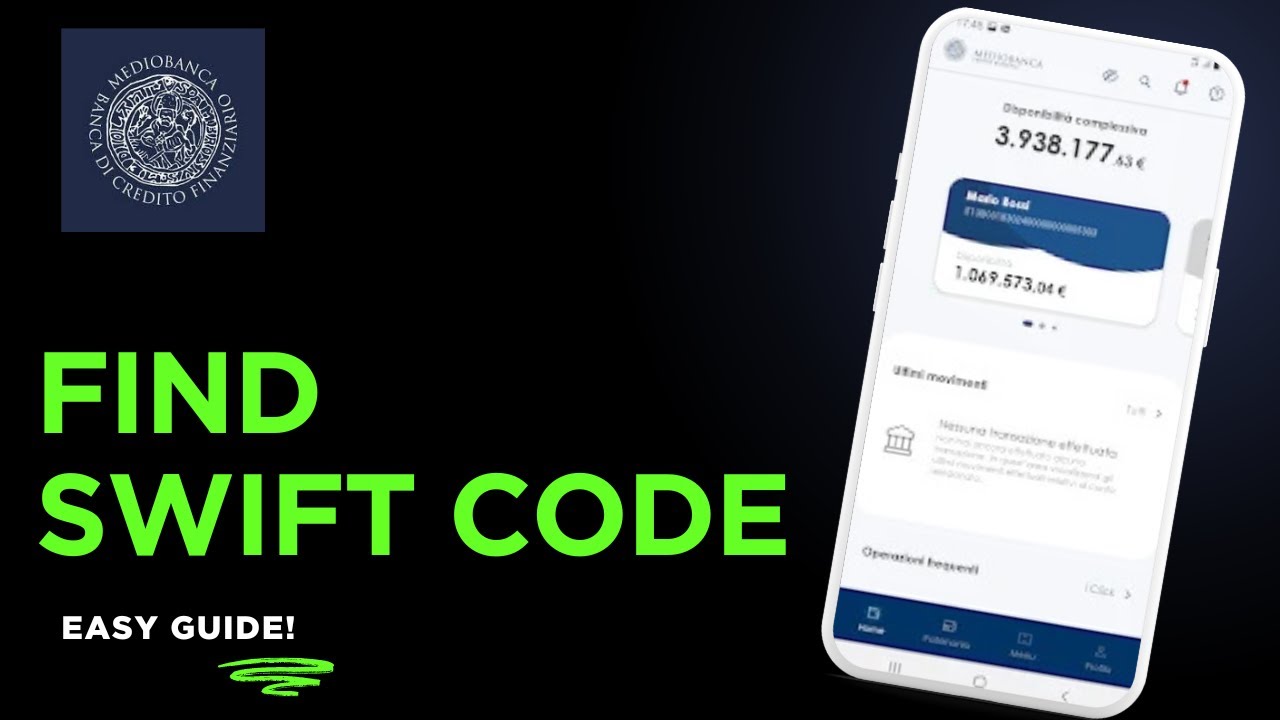 How to find the SWIFT code of Mediobanca - Italy - YouTube