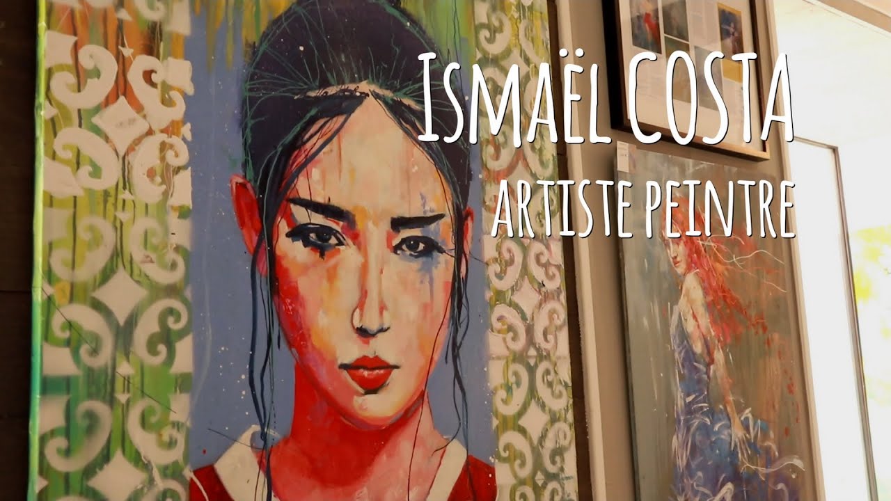 Ismaël COSTA artiste peintre - visite de son atelier - YouTube