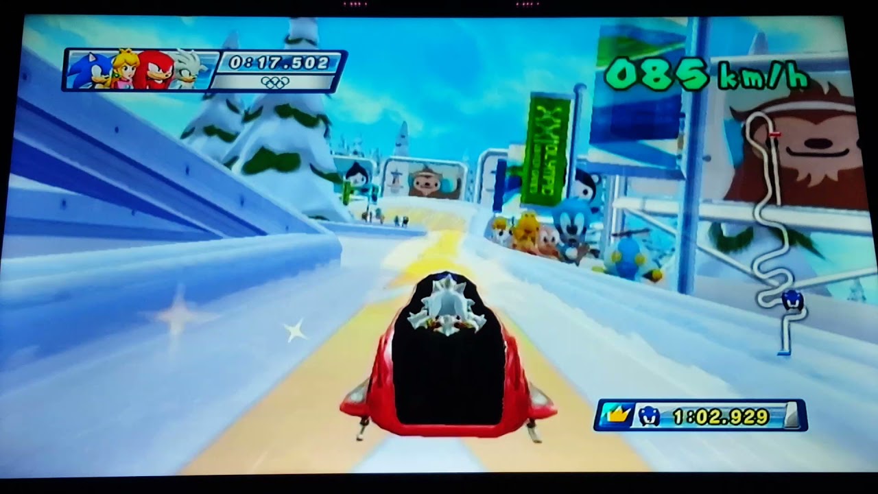 Mario & Sonic at the Olympic Winter Games Bobsleigh 035 (Team Sonic ...
