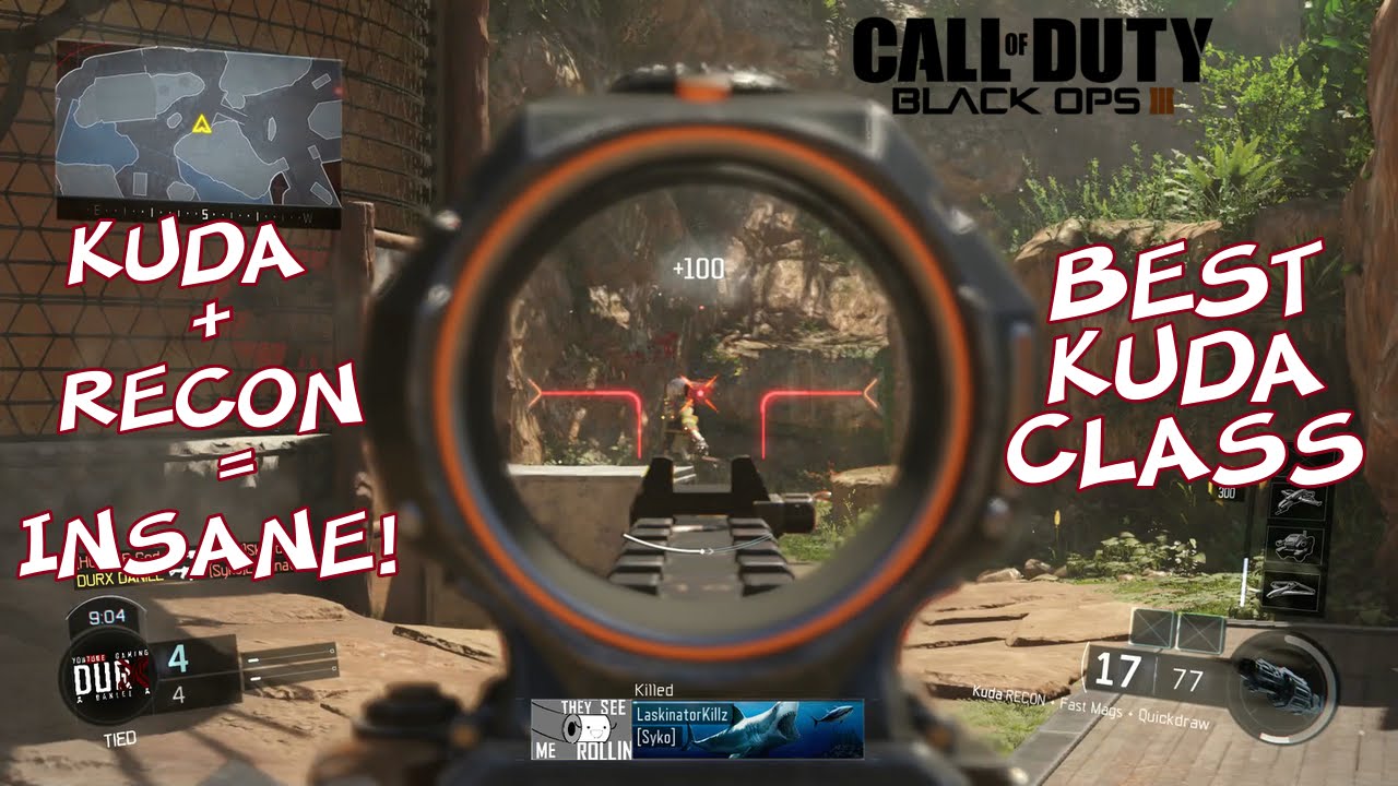 Call of Duty Black Ops 3 - Kuda + Recon = INSANE ((Best Kuda SMG Class ...