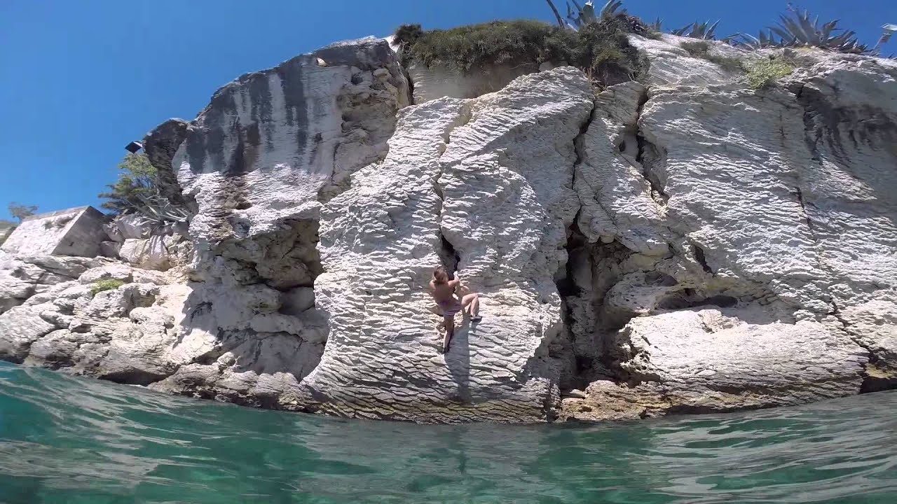 GOPR0 Deep Water Soloing in Croatia. - YouTube