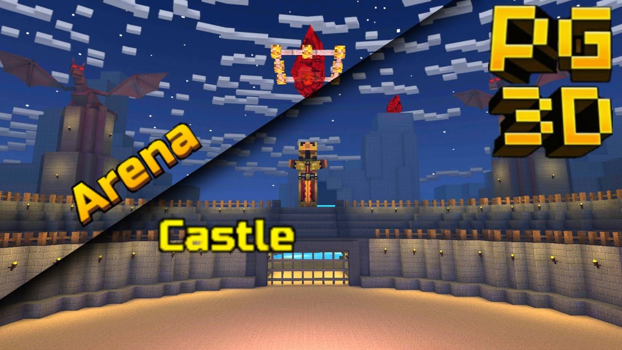 Castle | "Arena" Theme Music (Short Version) - Pixel Gun 3D - YouTube