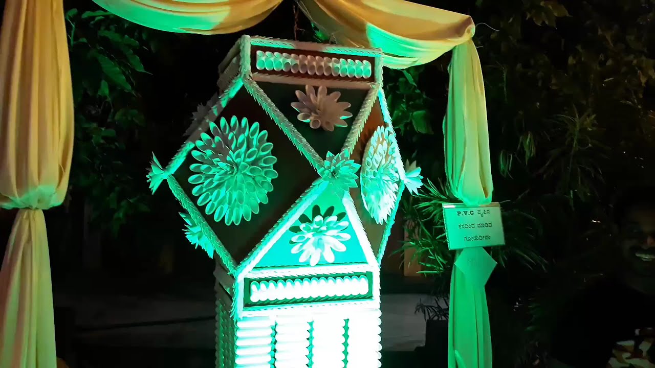 Goodu deepa made out of waste. Do watch #mangalore - YouTube