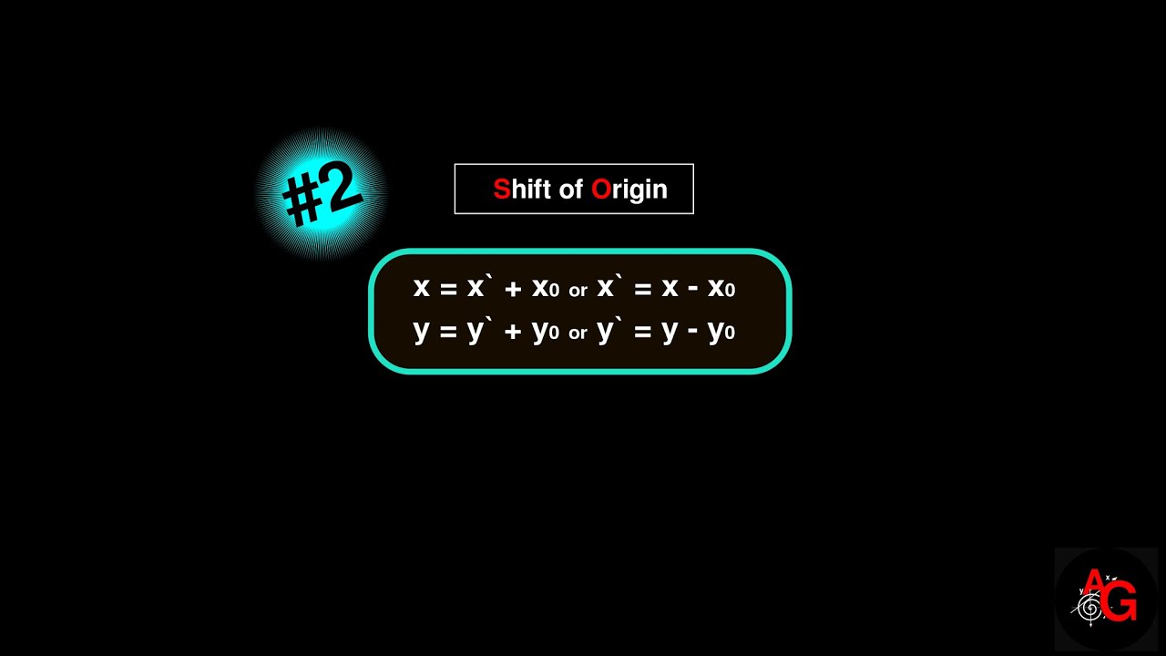 Analytical Geometry: Shift of Origin - YouTube
