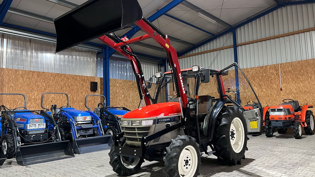 Yanmar AF33, 33HP, Powersteering, Powershift, Cabin - YouTube