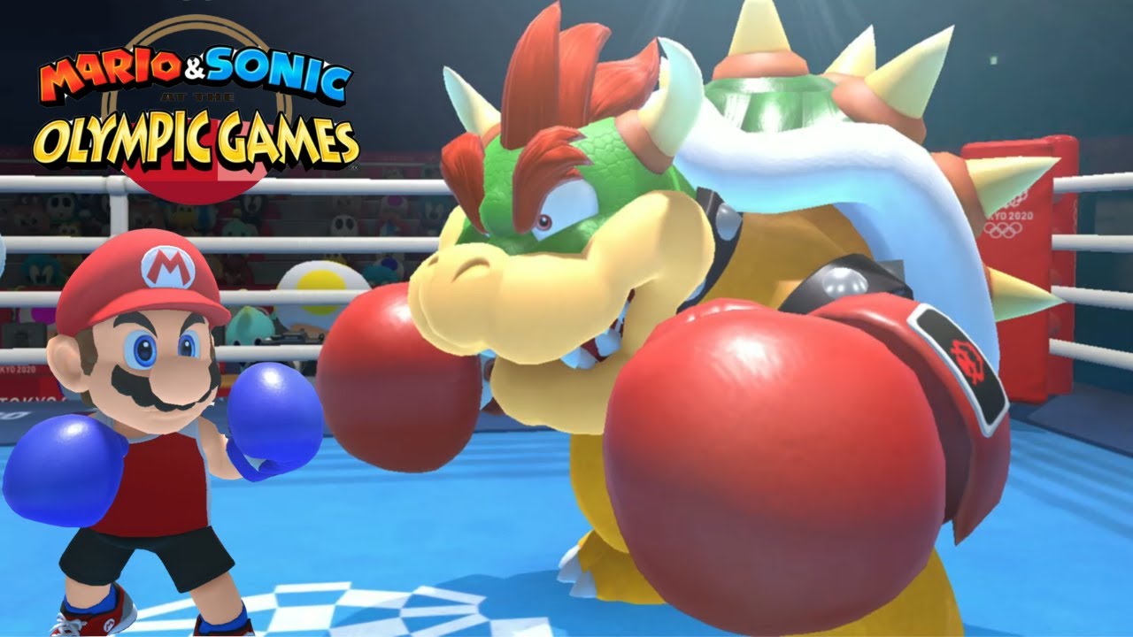 Mario & Sonic At The Olympic Games Tokyo 2020 Boxing Mario VS Bowser ...