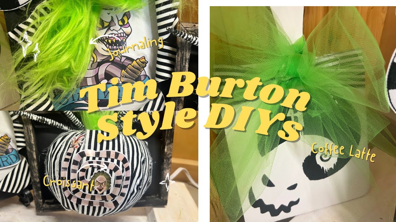 3 DARK DIY Secrets Inspired by Tim Burton's Style - YouTube