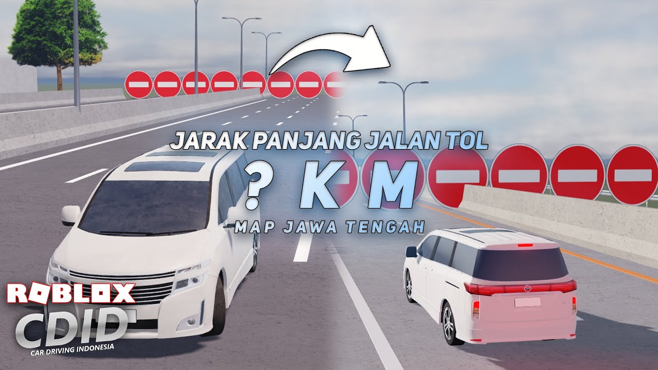 Segini Jarak Panjang Jalan Tol Map Jawa Tengah | CDID V2.1 (Roblox ...