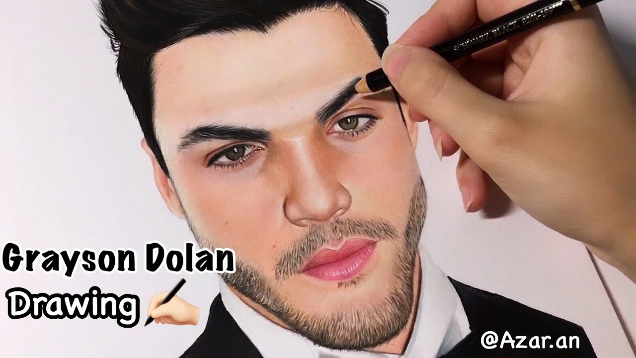 Grayson Dolan Drawing | Dolan twins - YouTube