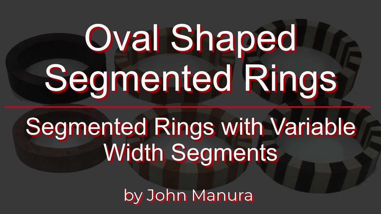 Oval Shaped Segmented Rings - Segmented Rings with Variable Width ...