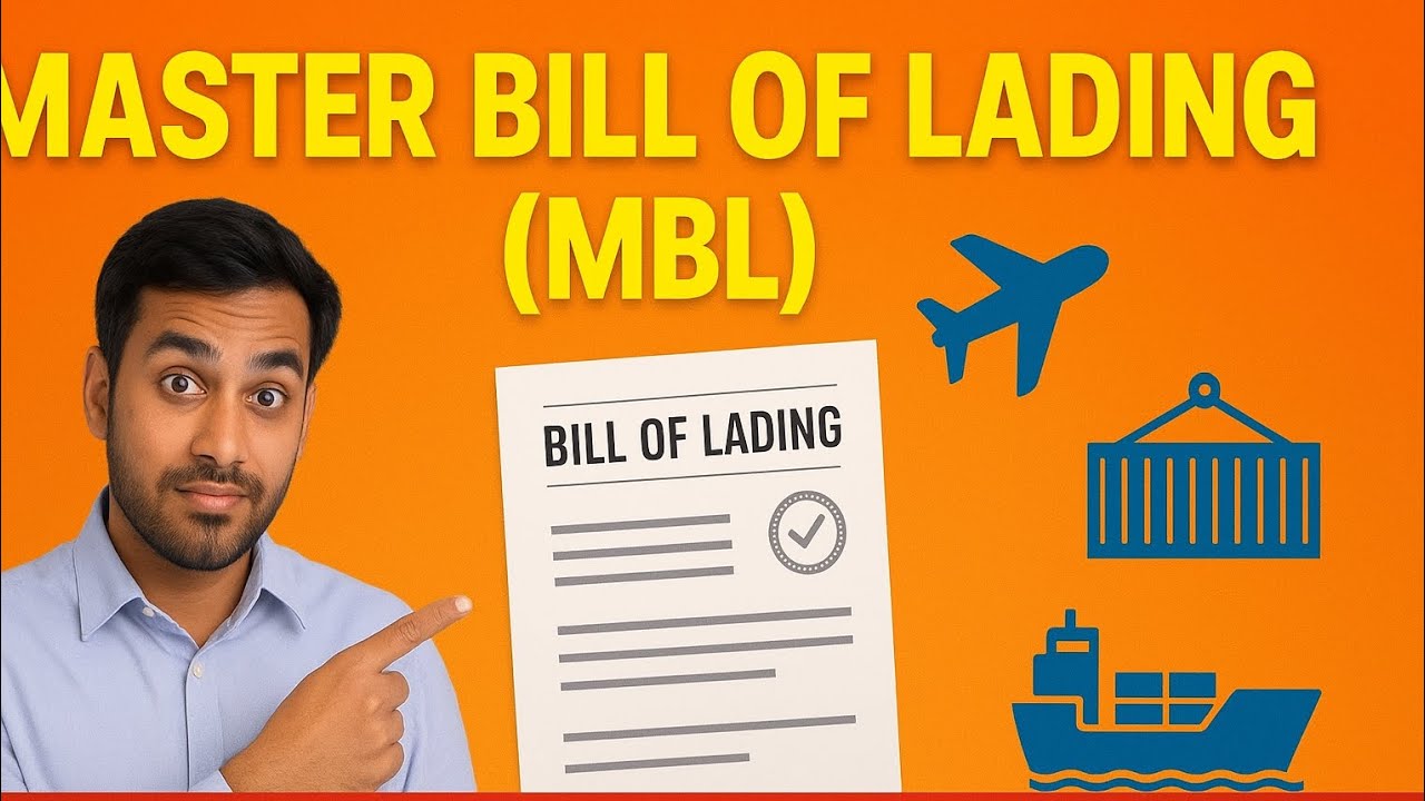 Master Bill of Lading | MBL in export Business | Shipping Documents ...