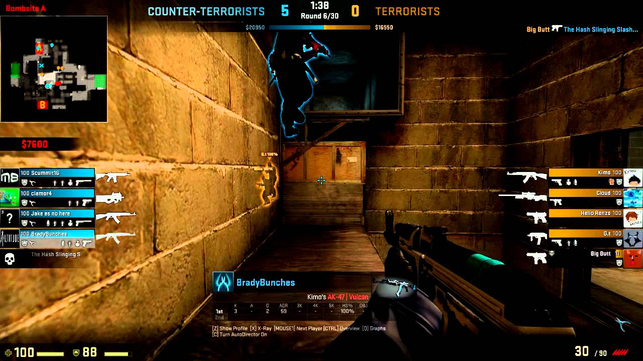 CSGO: Supreme Master First Class 4 second Ace - YouTube