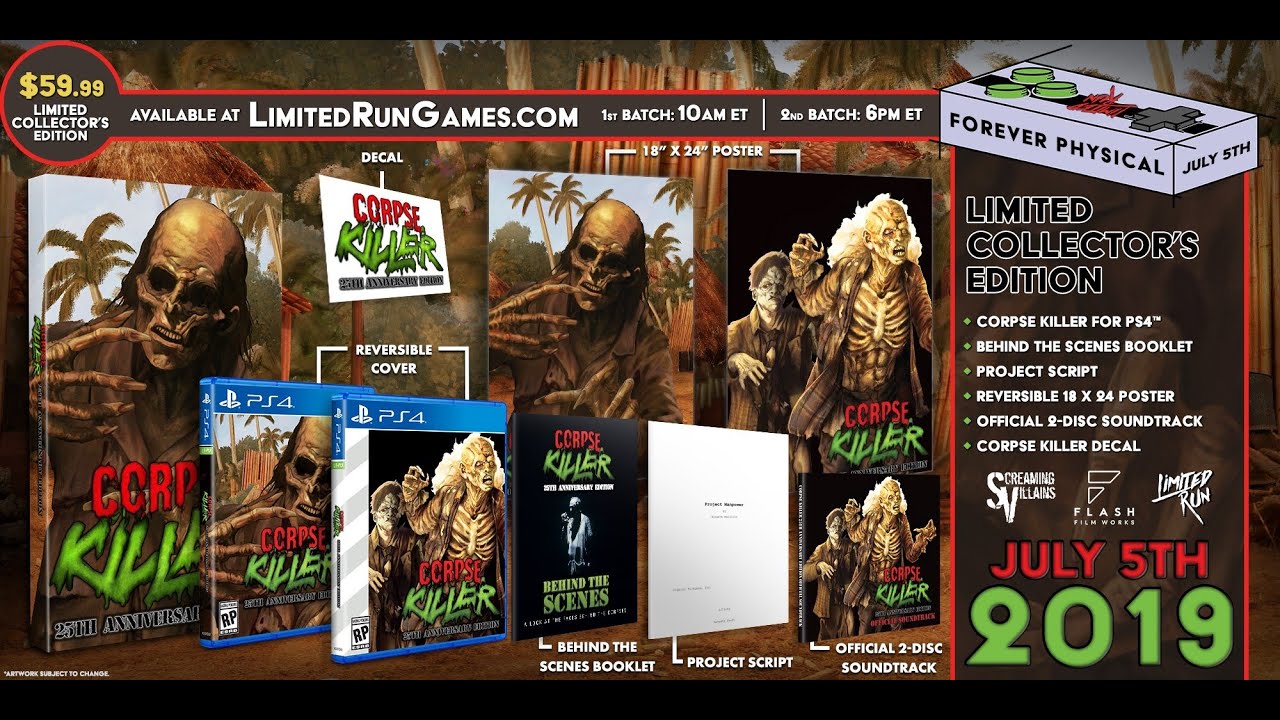 Unboxed: Corpse Killer Collector's Edition (PS4) - YouTube