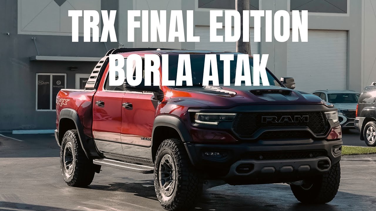 RAM TRX FINAL EDITION: BORLA ATAK Exhaust | Gym, Leg Day with coach ...