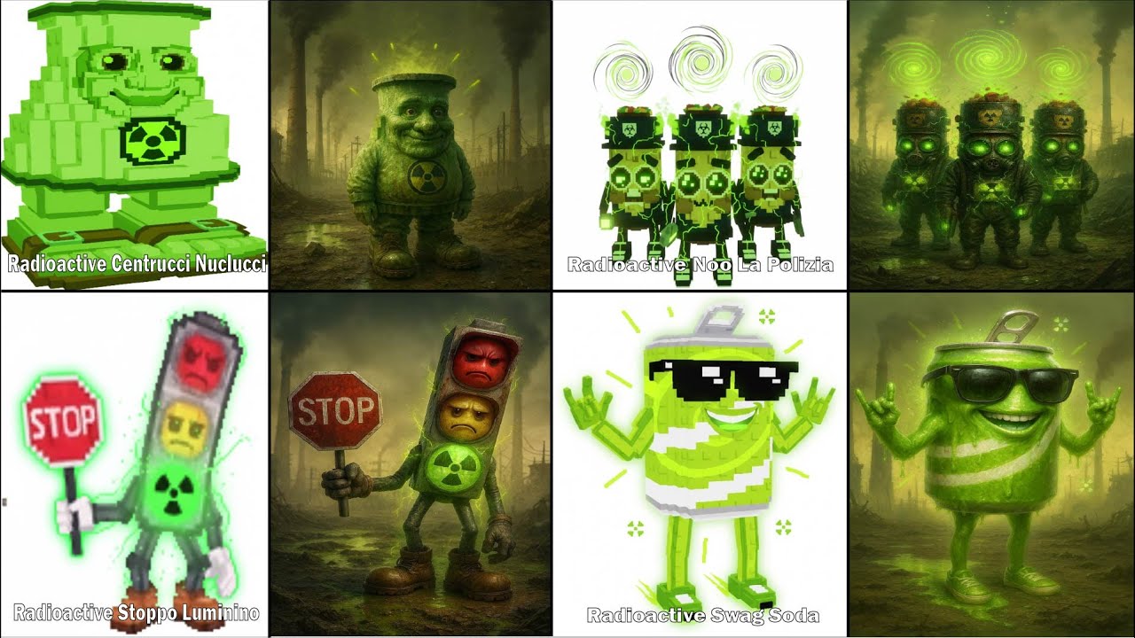 NEW UPDATE RADIOACTIVE☢️ All New Radioactive Steal A Roblox Brainrot ...