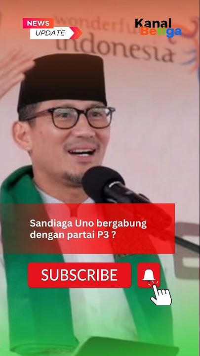 Isu Kepindahan Sandiaga Uno Ke PPP @BetigaNews #shorts #youtubenews - YouTube