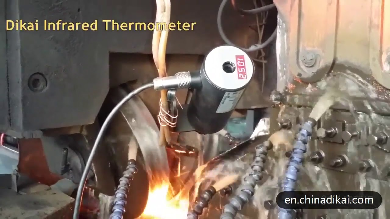 DIT Two-Color Infrared optical Pyrometer for Pipe Welding - YouTube