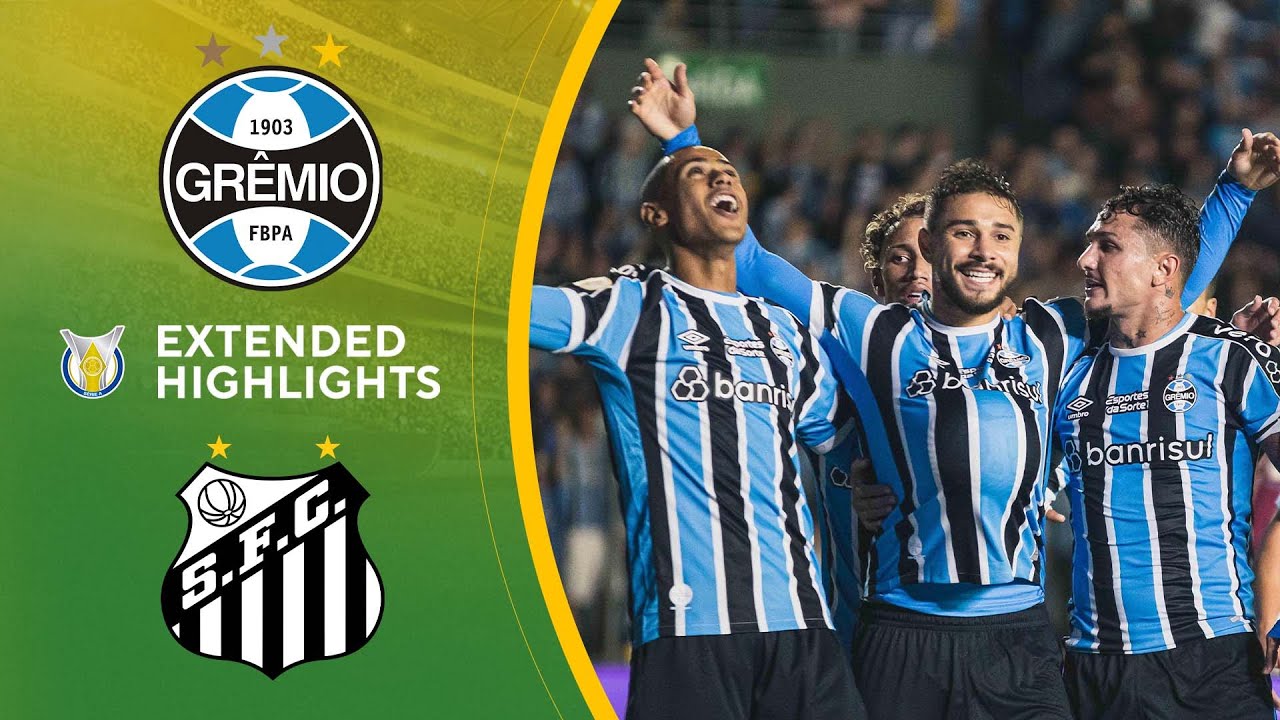 Grêmio vs. Santos: Extended Highlights | Brasilerao Série A | CBS ...
