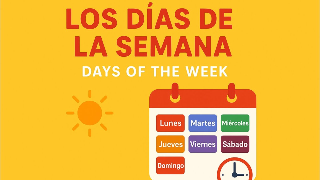 Learn Days of the Week in Spanish | Los Días de la Semana - YouTube