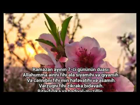 Ramazan🌙ayının 7 ci günün duası🙏😌