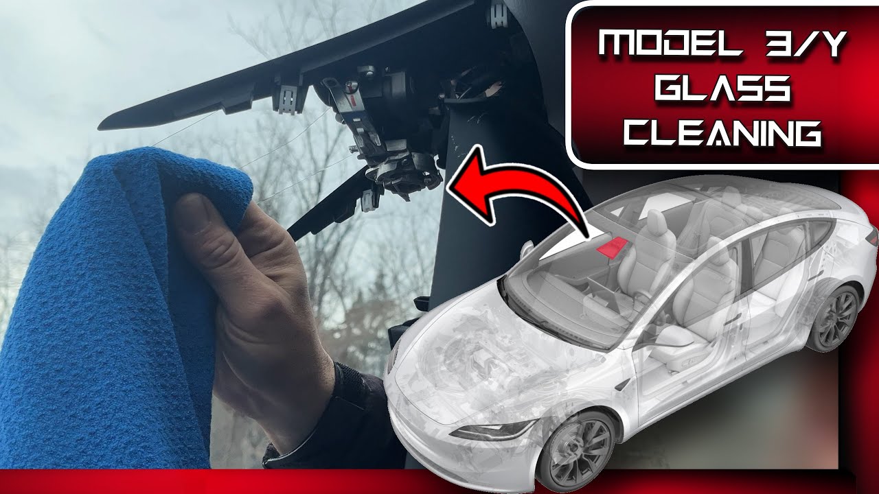 Cleaning Your Tesla Windshield Like A PRO Is Easy - YouTube