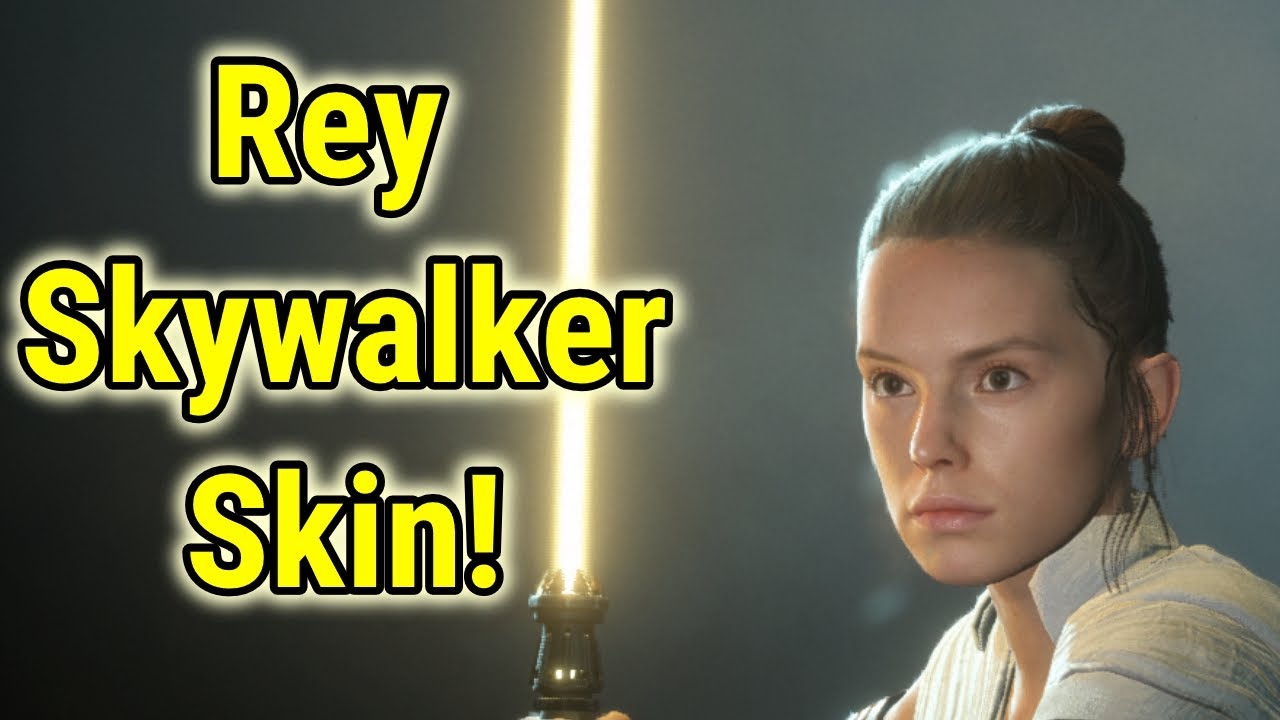 Star Wars Battlefront 2 - Rey Skywalker skin! - YouTube