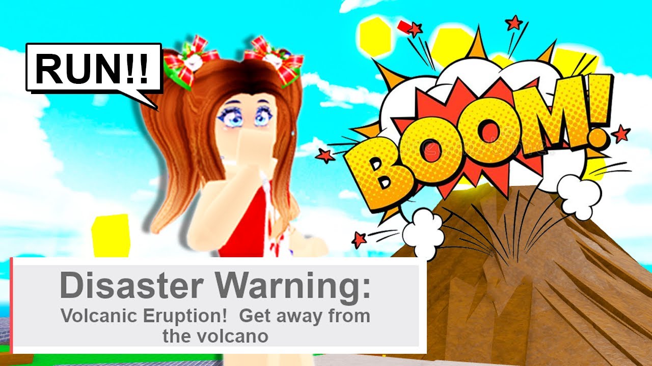 Surviving the *WORST* VULCANIC ERUPTION in the ENTIRE history of ROBLOX ...
