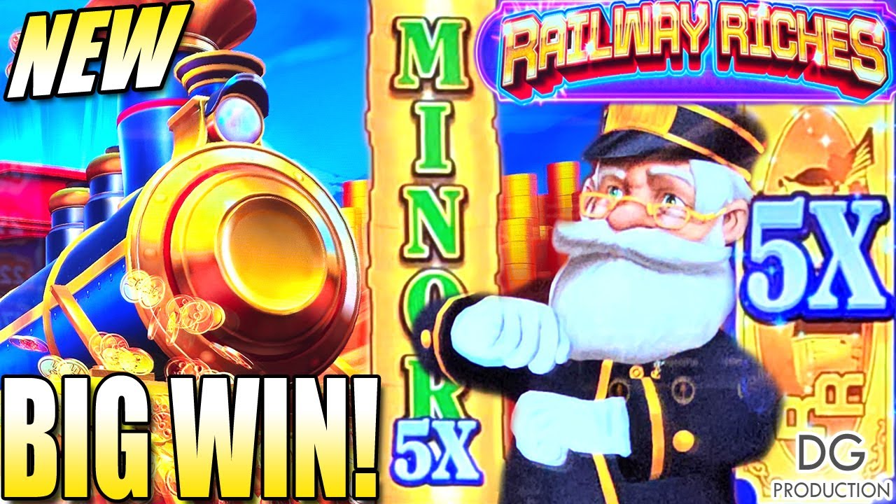 💥NEW💥OMG😱 RAILWAY RICHES CONDUCTOR'S CASH SPIN IT GRAND SLOT MACHINE ...