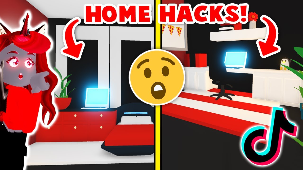 Building A Home With Tik Tok Hacks Only In Adopt Me! (Roblox) - YouTube