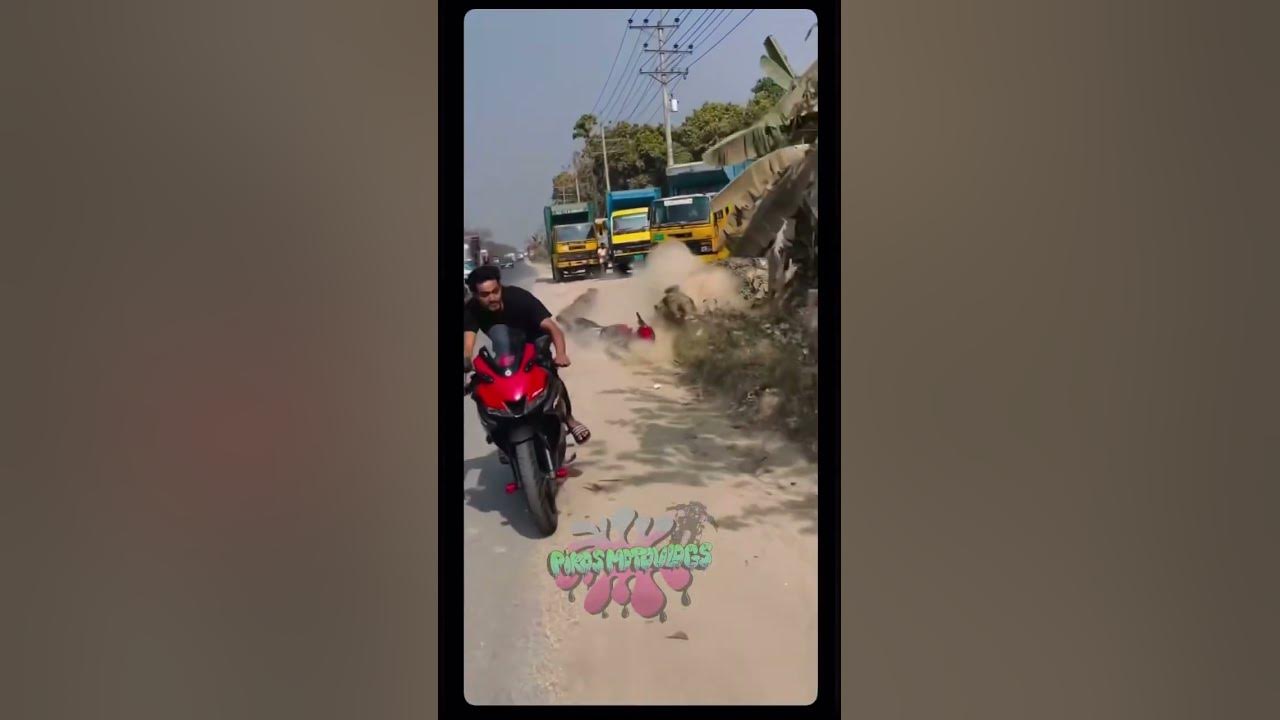 Por culpa del alucin 🤣😅 #motos #bikers #motovlogs #humor #risas #random #calle #caidasgraciosas ...