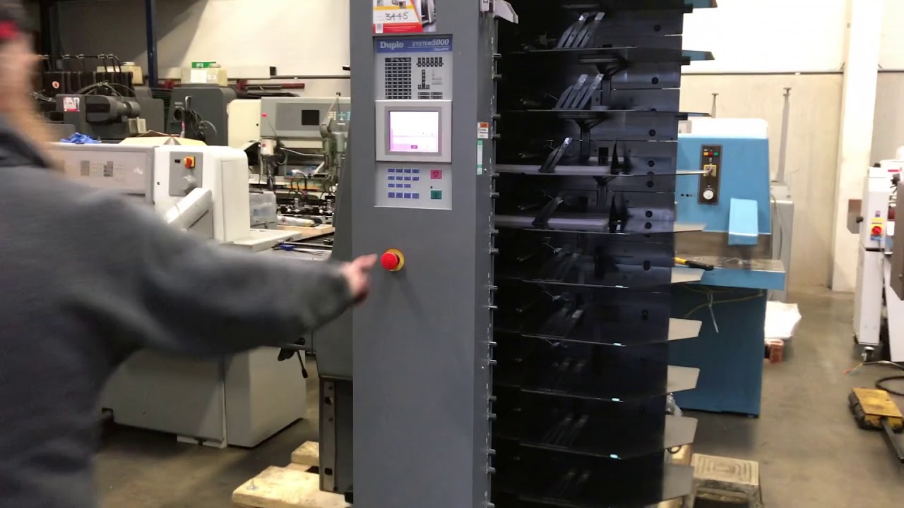 Duplo DC 10 60 ten station suction collator for sale Gab Supplies Ltd ...