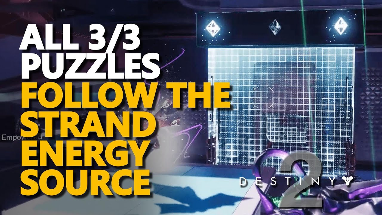 Follow the Strand Energy Source Destiny 2 (All Headlong Puzzles) - YouTube