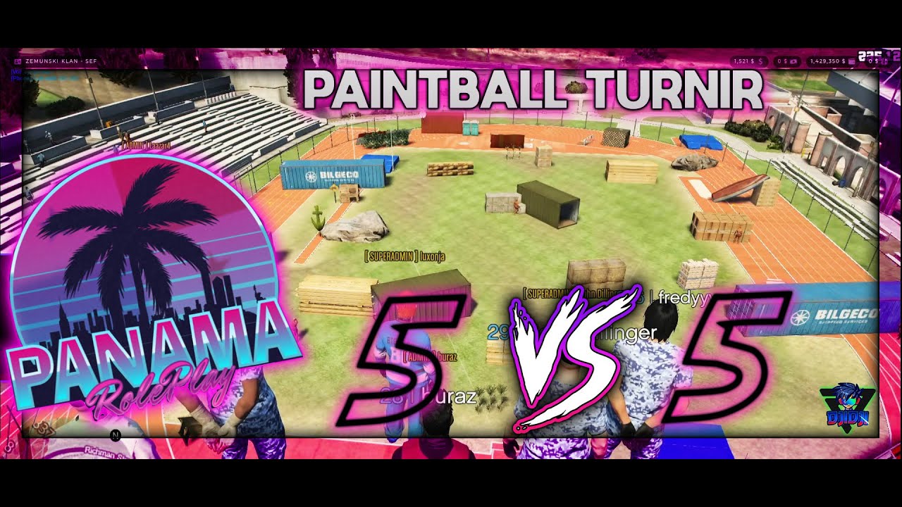 PRVI PAINTBALL TURNIR 5 VS 5 🌴PANAMA RP🌴 - YouTube