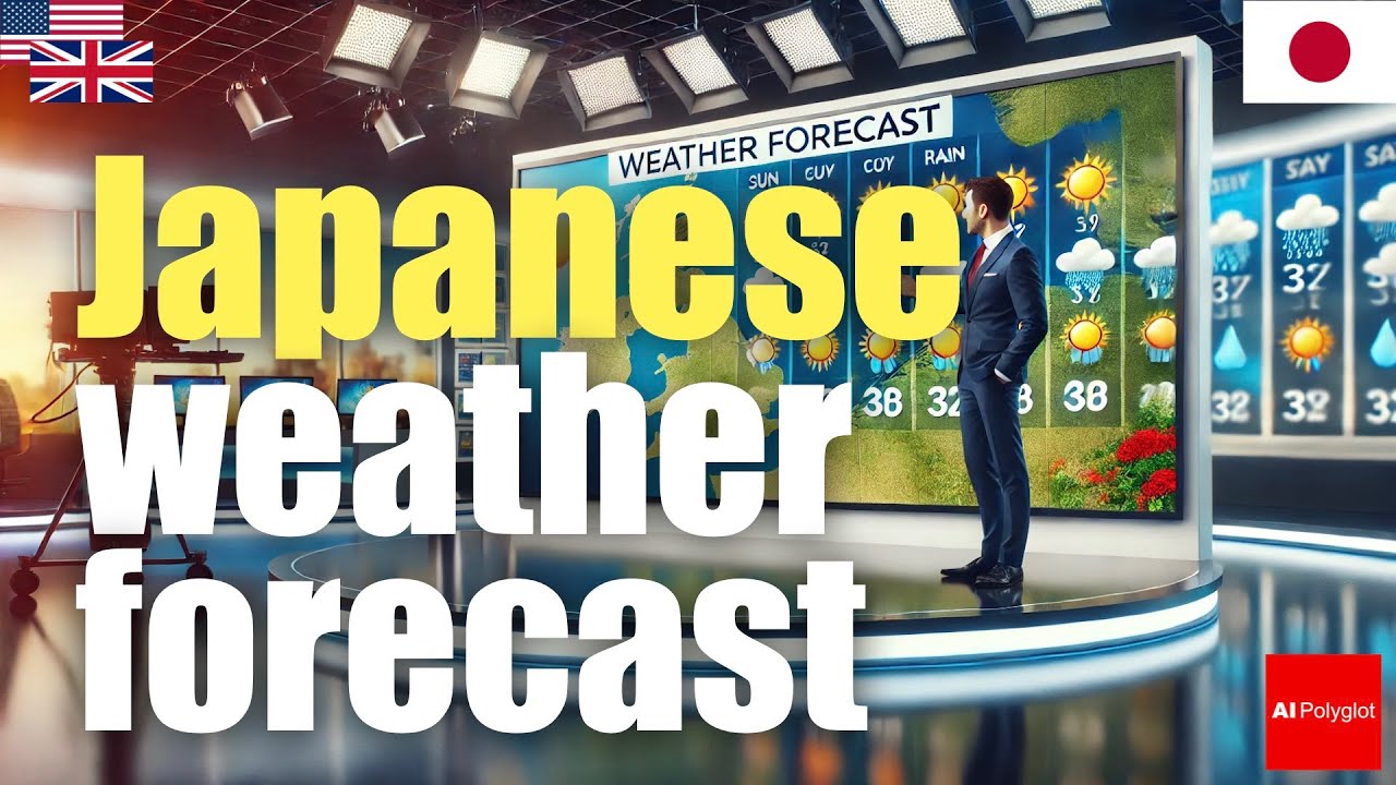 Japanese weather forecast | Passive listening - YouTube