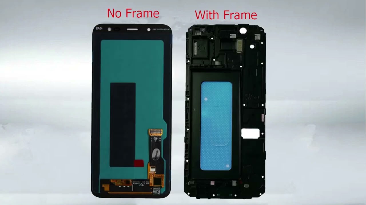 Orignal Samsung Galaxy J6 LCD With Frame Display J6 SM-J600F J600F/DS ...