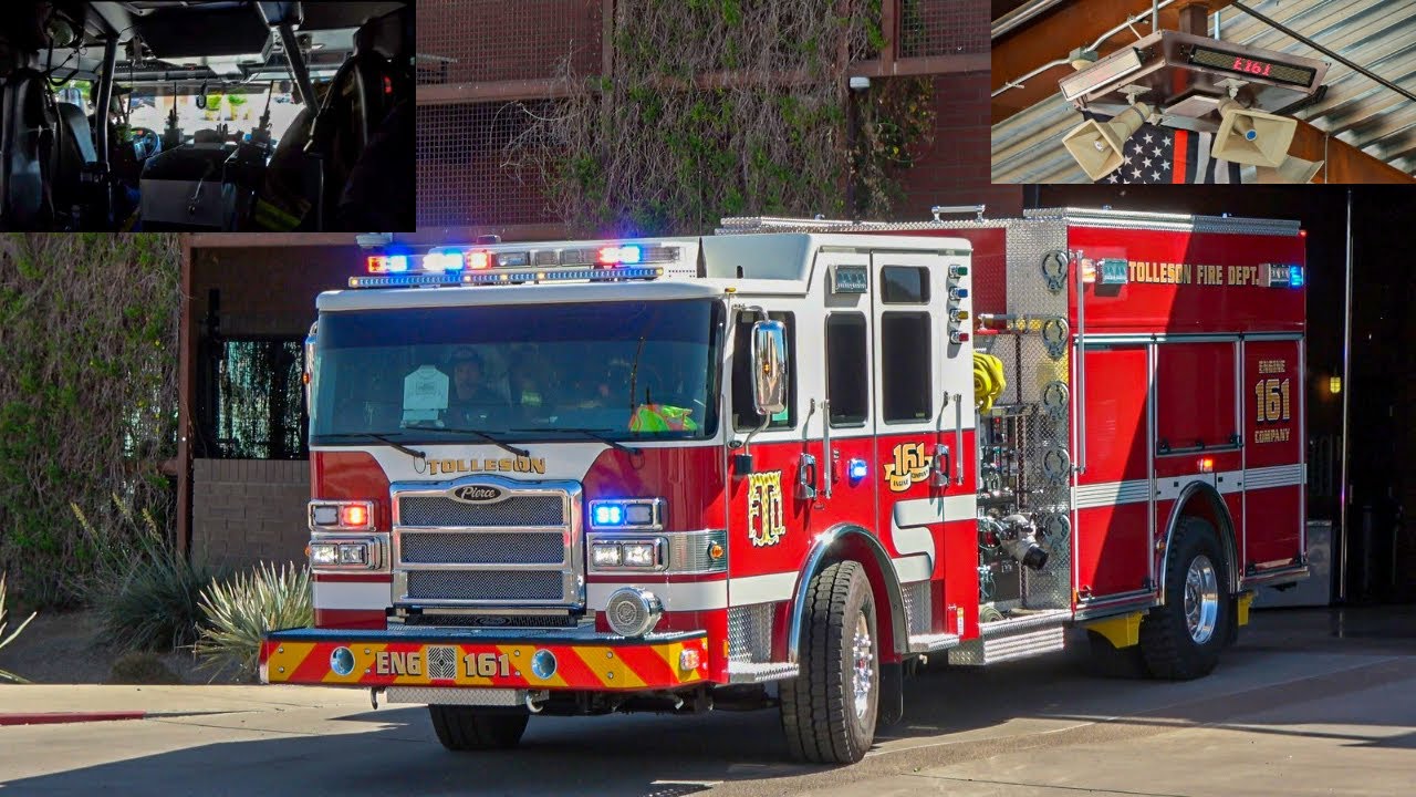 *New Engine*+ Ride along Tolleson Fire Dept. Engine 161 responding ...