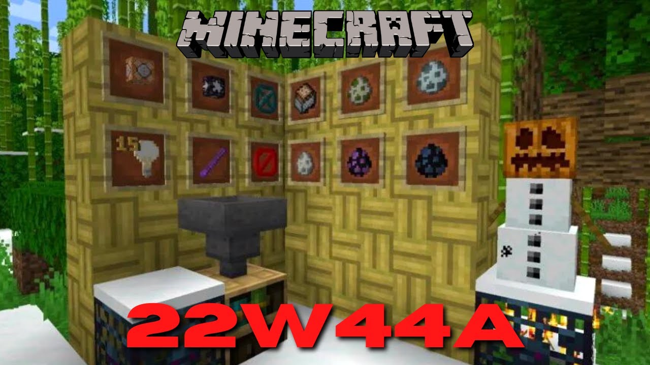 NEW SPAWN EGGS & MORE |Minecraft 1.20 Snapshot 22W44A - YouTube