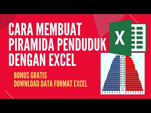 CARA MEMBUAT PIRAMIDA PENDUDUK DENGAN EXCEL - YouTube