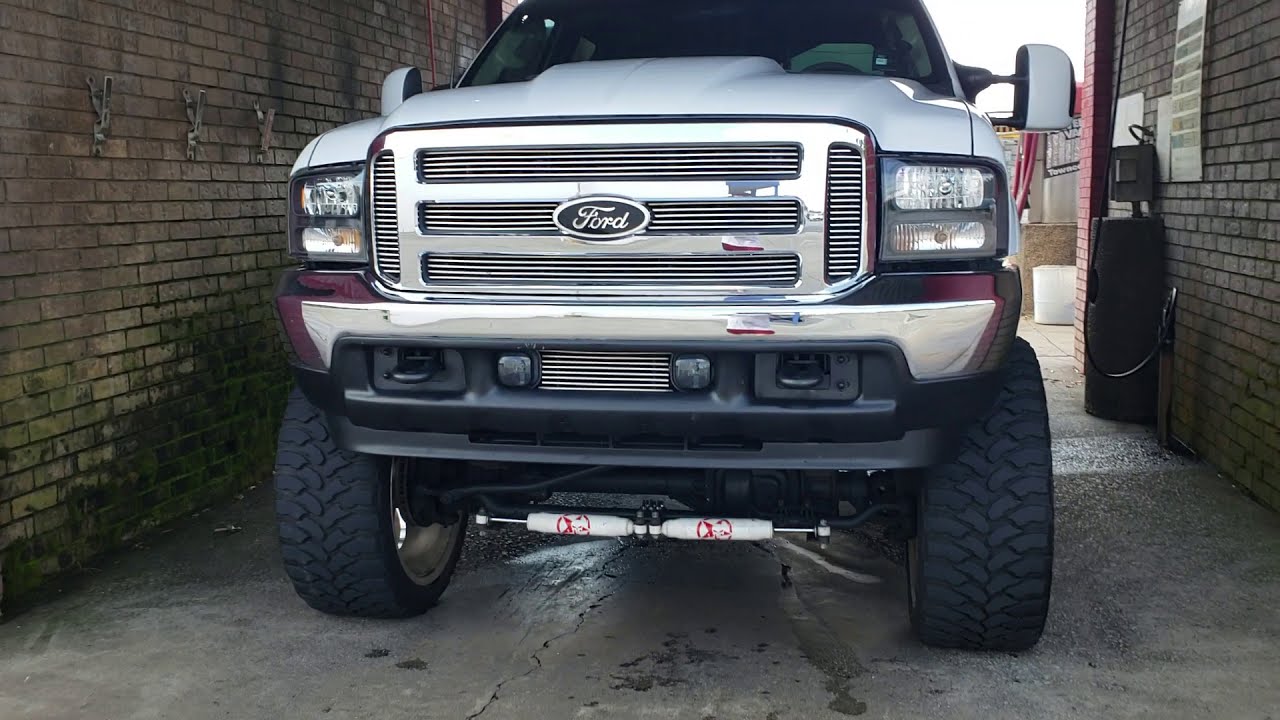 F250 Kingranch Power Stroke 8" super lift on 26×12 on 37s American ...
