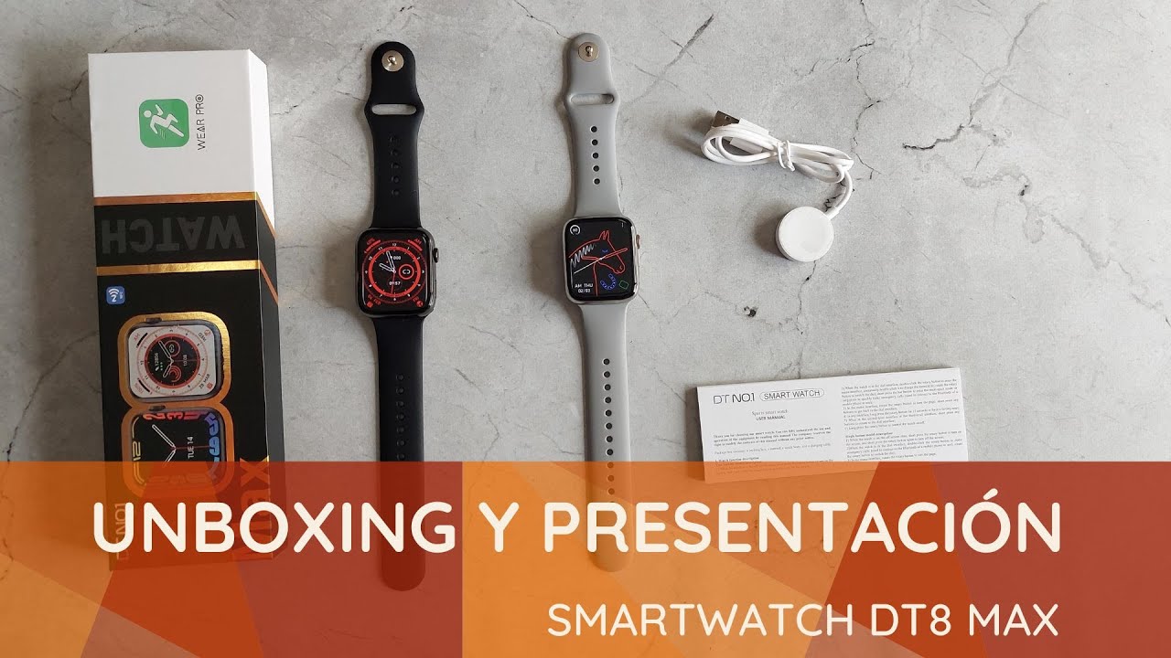 👉 Smartwatch DT8 MAX 🎁 Unboxing, presentación y funciones en español📅 ...