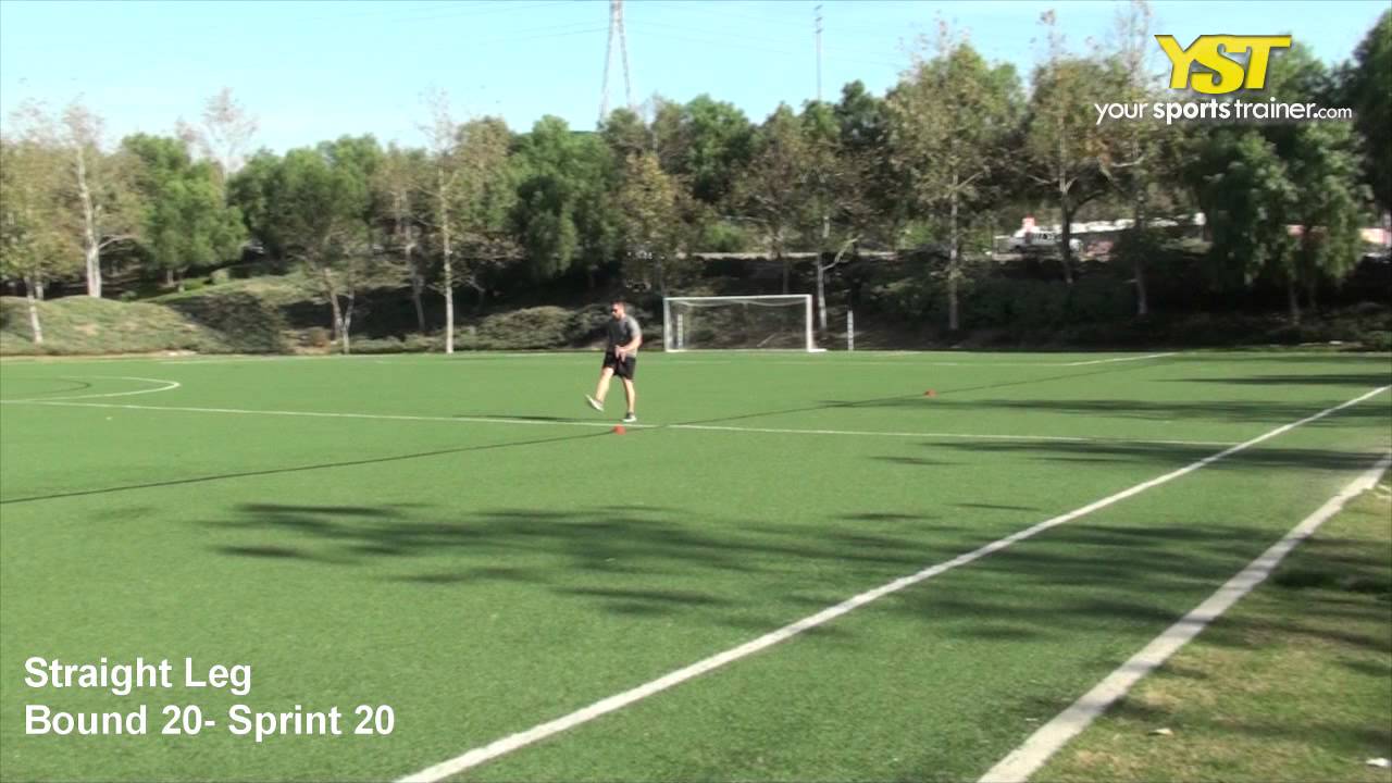 Straight Leg Bound 20- Sprint 20 - YouTube