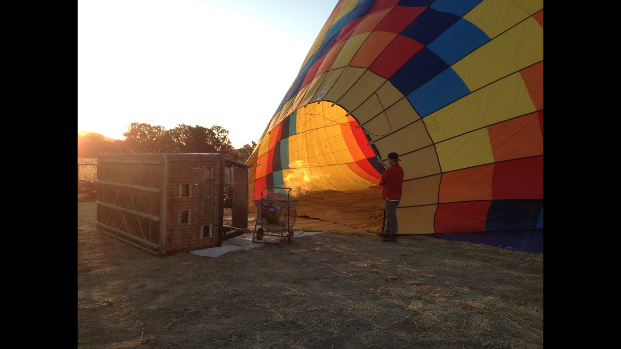 Calistoga Balloon Ride Aug 2016 - YouTube