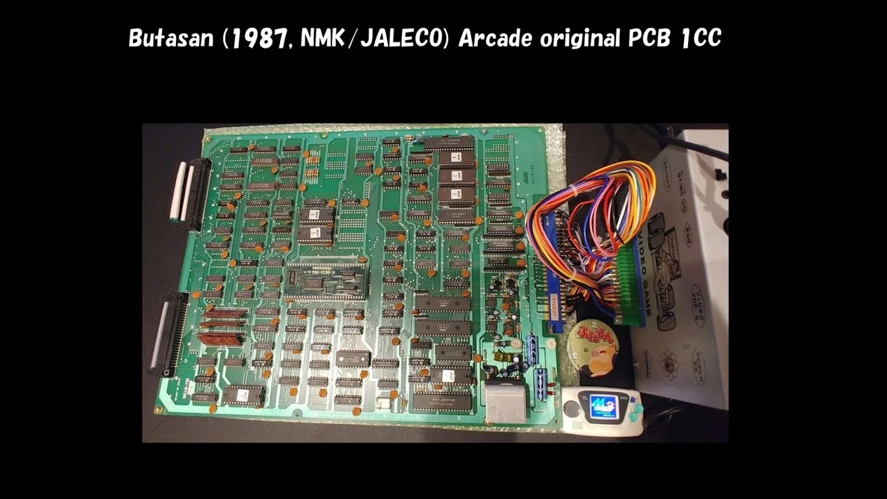 BUTASAN (NMK/JALECO) [Arcade original PCB, Default rank] - YouTube