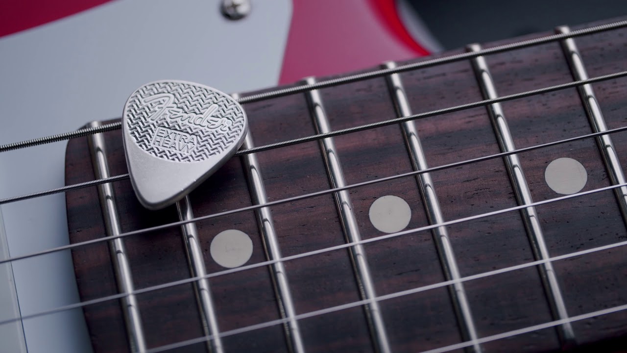 Fender® Sterling Silver Guitar Pick - YouTube