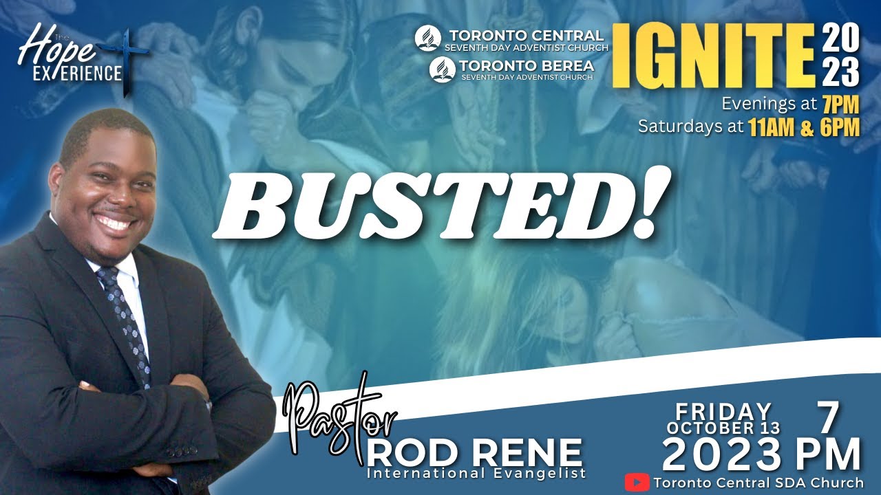 The Hope Experience || "Busted!" || Pastor Rod Rene || Oct. 13, 2023 ...