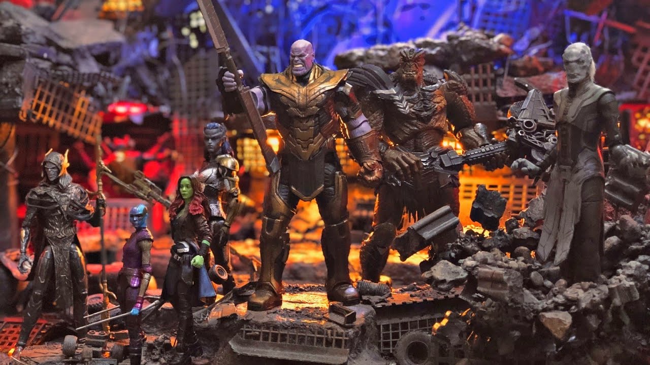 AVENGERS ENDGAME DIORAMA ( Photo Clip Video ) 7 Months in the Making ...