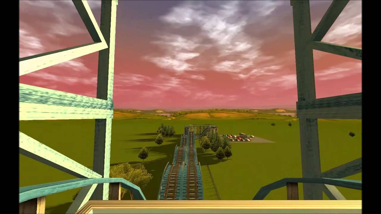 Blue Streak Cedar Point, onride RCT3 - YouTube
