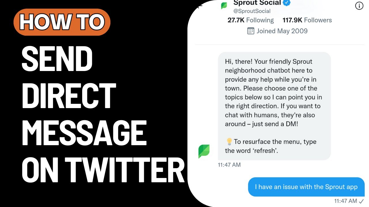 How To Send Direct Message On Twitter X App - YouTube